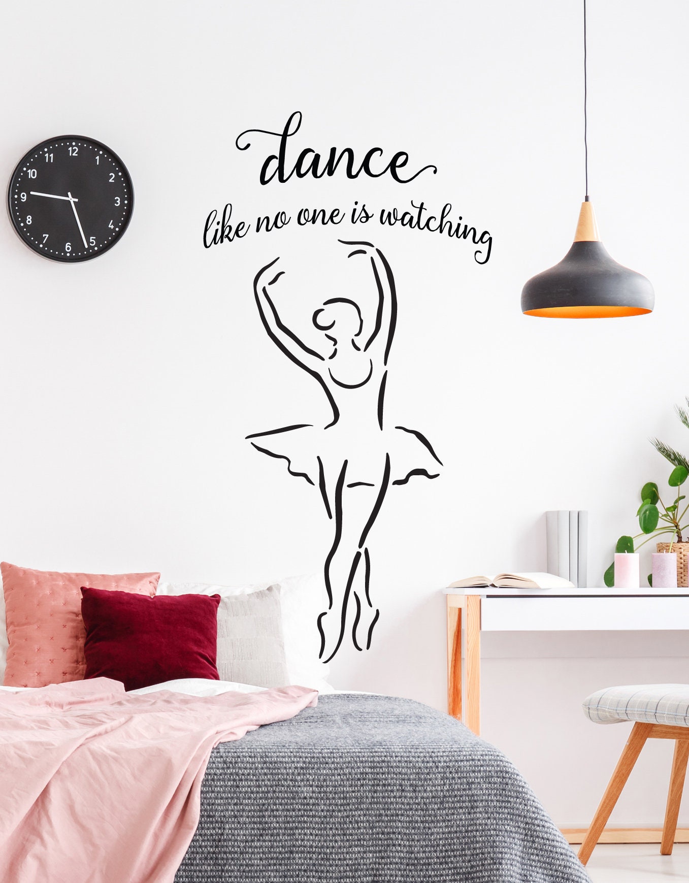 Vinyl Wall Art Decal dance Like No One is | Etsy