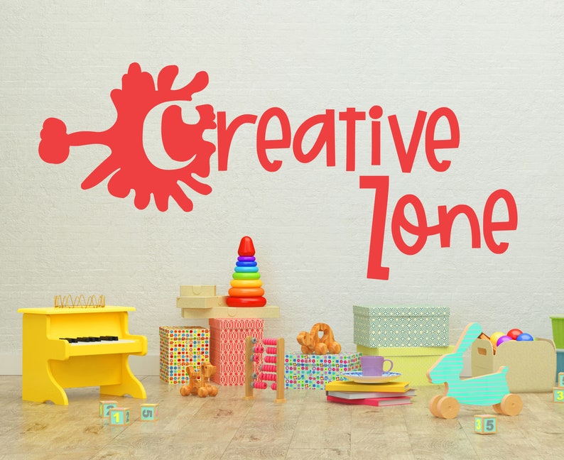 Vinyl Wall Art Decal creative Zone Artwork | Etsy