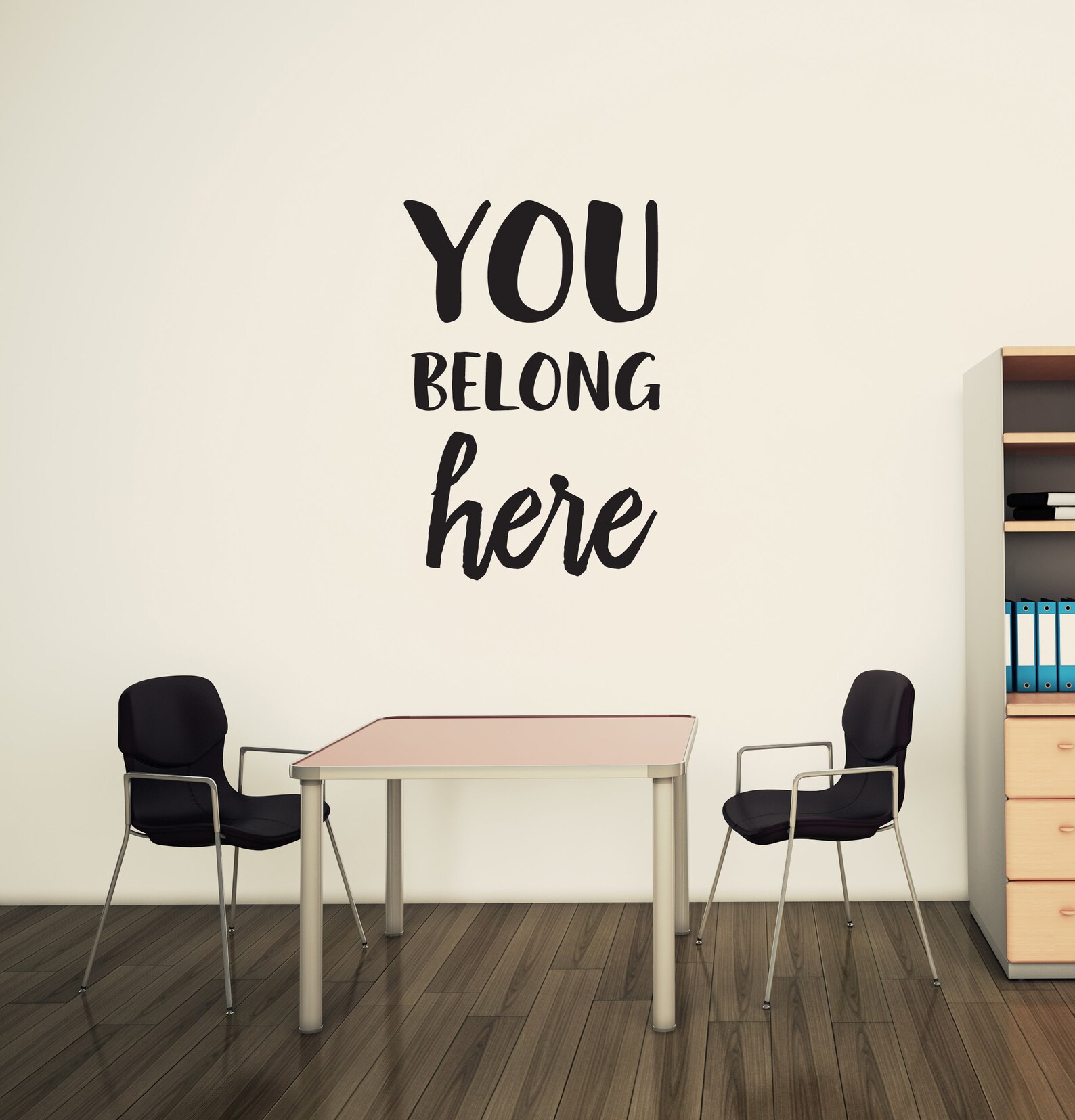 Vinyl Wall Art Decal you Belong Here Classroom - Etsy