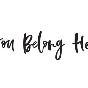Vinyl Wall Art Decal | "you Belong Here" | Classroom ~ Children ~ Kids ...