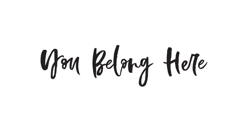 Vinyl Wall Art Decal | "you Belong Here" | Classroom ~ Children ~ Kids ...
