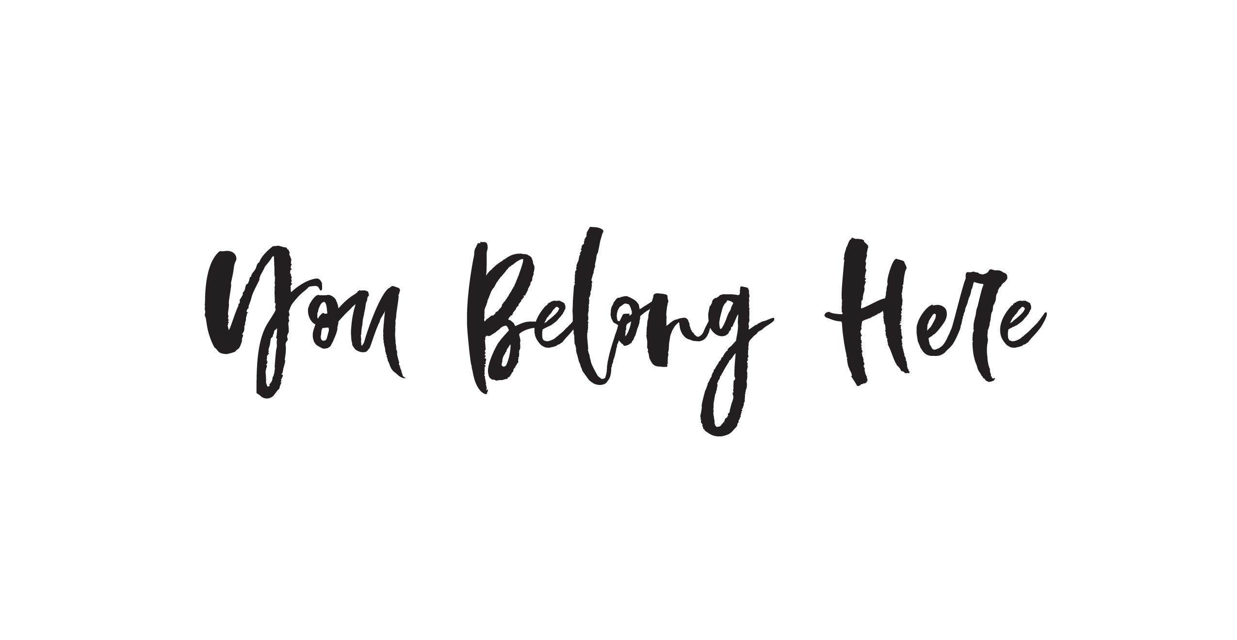 Vinyl Wall Art Decal you Belong Here Classroom - Etsy