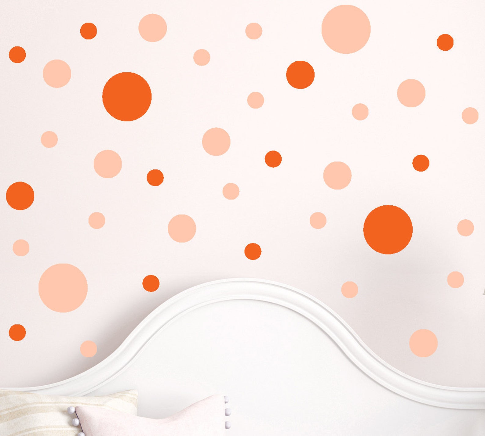Vinyl Wall Art Decal | Set of 20 Polka Dots | Create Your Own Size and ...