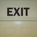 Vinyl Wall Decal | "exit" Sign | Door Signs Exits Church Store Business ...