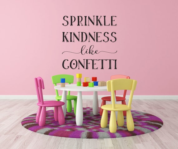 Vinyl Wall Art Decal sprinkle Kindness Like | Etsy