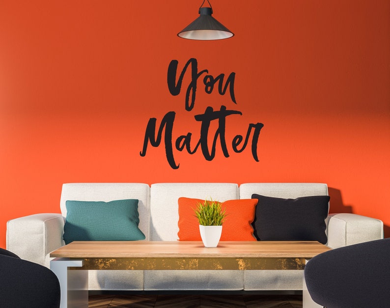 Vinyl Wall Art Decal you Matter Classroom | Etsy
