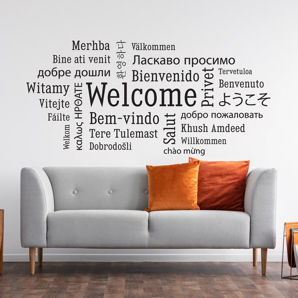 Welcome Languages - Etsy