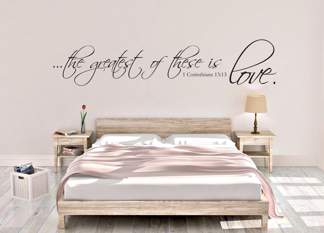 Vinyl Decal | 1 Corinthians 13:13 | "the Greatest of These is Love ...