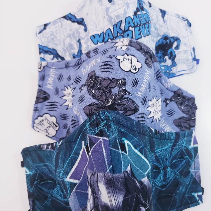 Black Panther Face Mask - Etsy