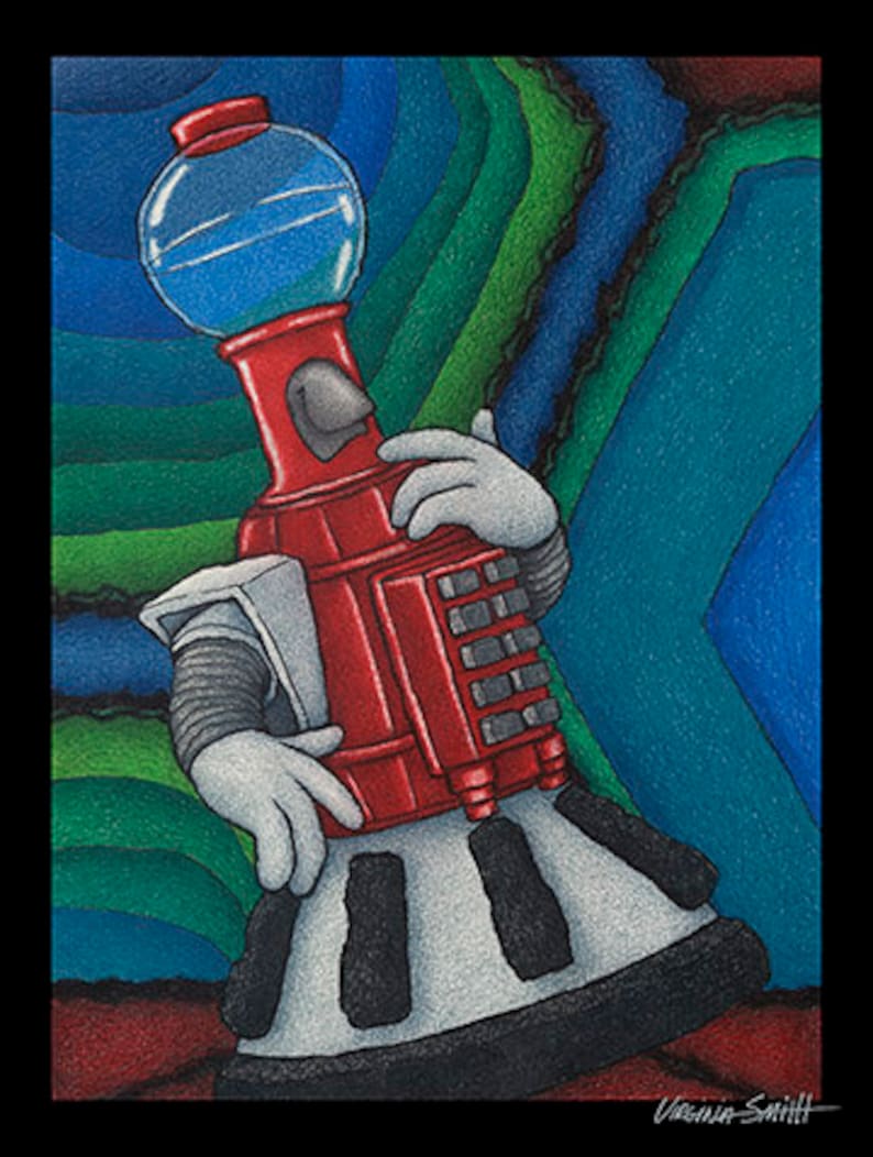 Tom Servo! and Crow T Robot! - Set of Two Giclee Prints - From Vintage ...