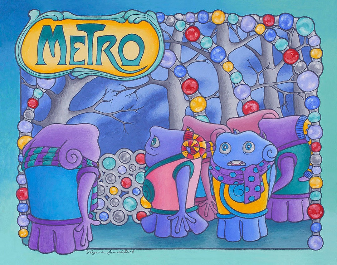 Dreamworks Home Boov Fine Art, Art Booveau #4, "metropolitan: Boov on ...