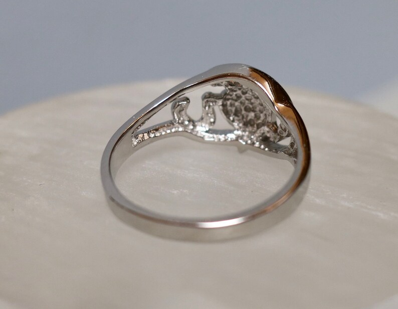 SALE Vintage 925 Sterling Silver Turtle Ring - Etsy