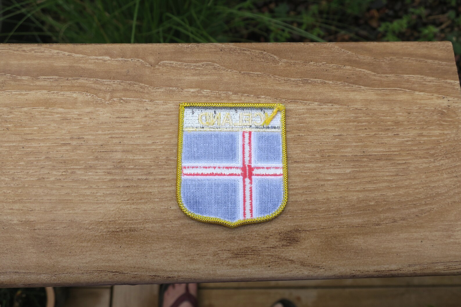 Embroidered Iceland Iron on Shield Patch - Etsy