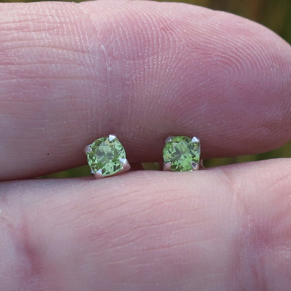 Peridot Earrings - Etsy