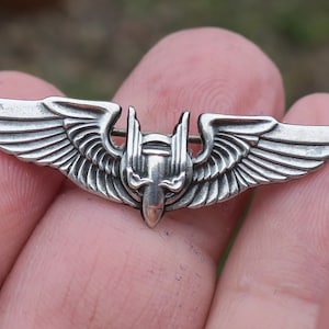 Vintage Sterling Silver Bell Trading Post Vietnam Air Force Sweetheart ...