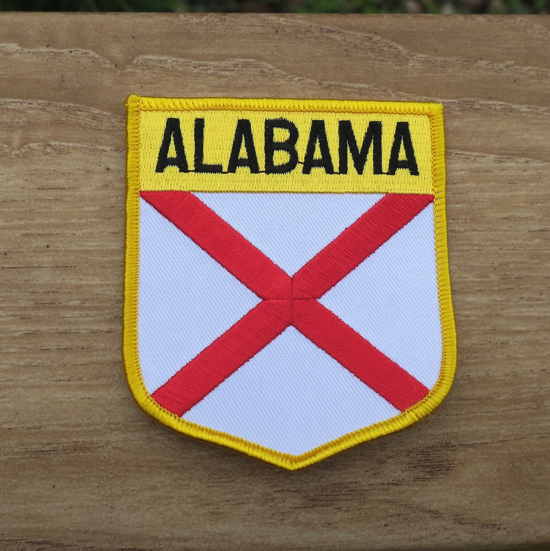 Embroidered Alabama Iron on Patch - Etsy