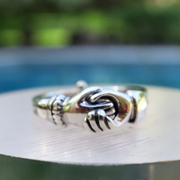Sterling Puzzle Ring - Etsy