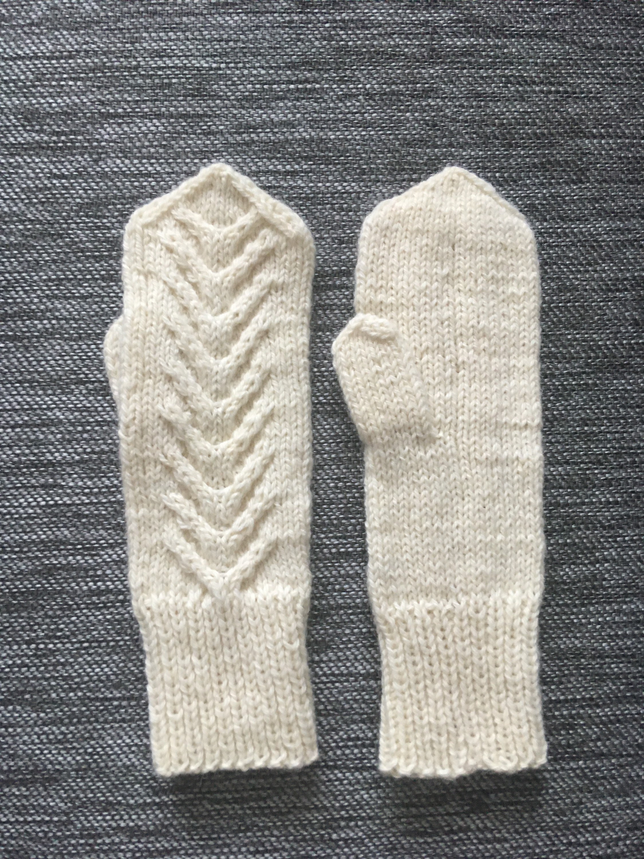 White Wool Knitted Mittens, Wool Knitted Gloves, Winter White Wool ...