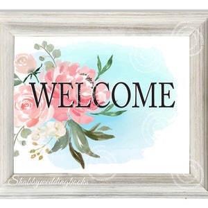 Welcome Inspirational Watercolor Art Instant Digital Download Featuring ...