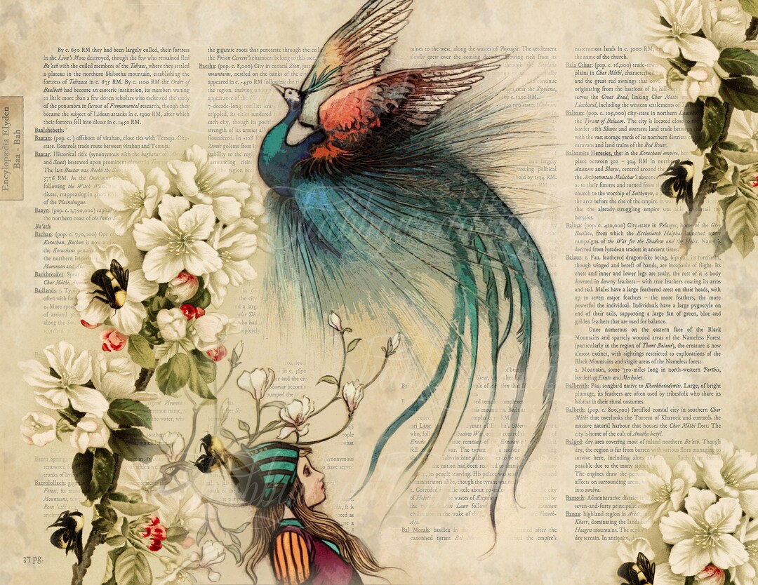 Butterflies, Fairies, Flowers and Bird Digital Download, 6 Printable ...
