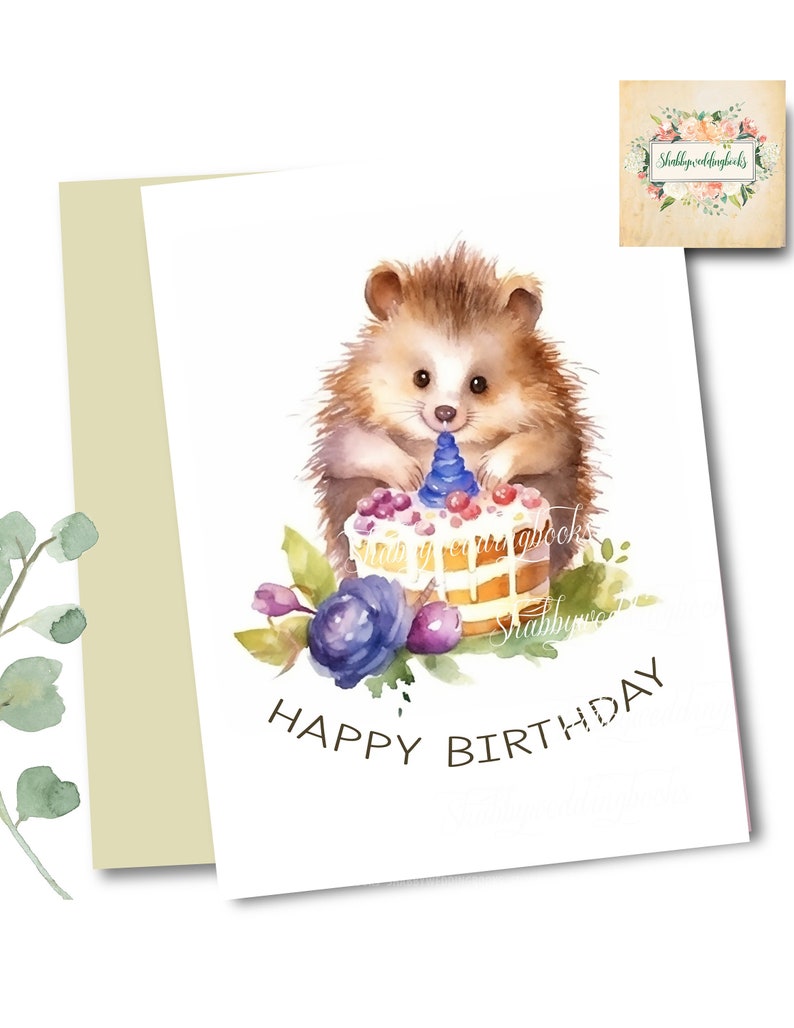 Printable Kids Birthday Card Digital Download Childs - Etsy