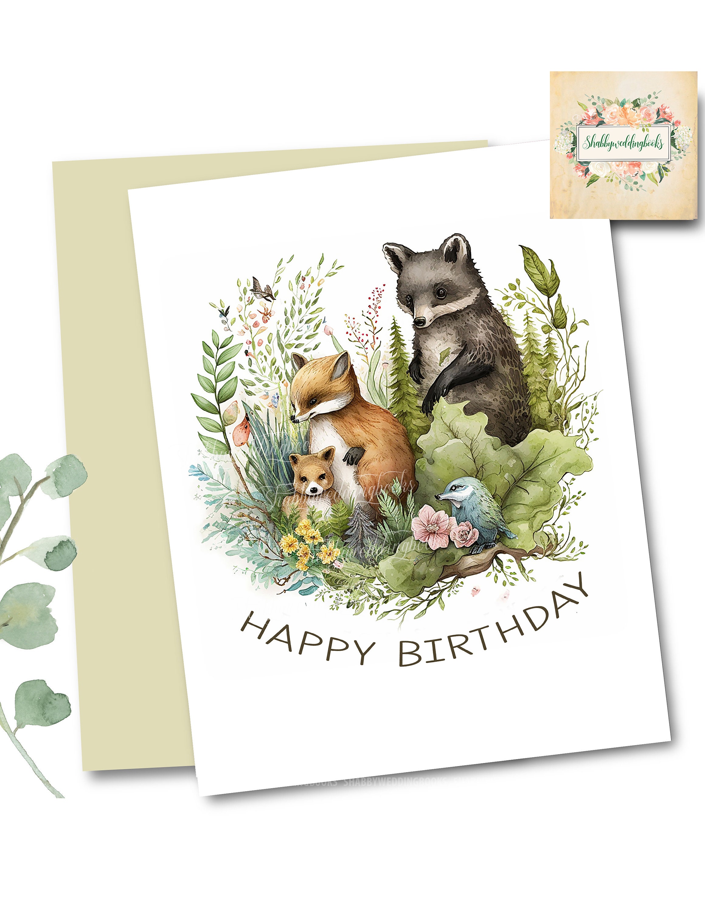 Printable Kids Birthday Card, Digital Download, Childs Greeting Card ...