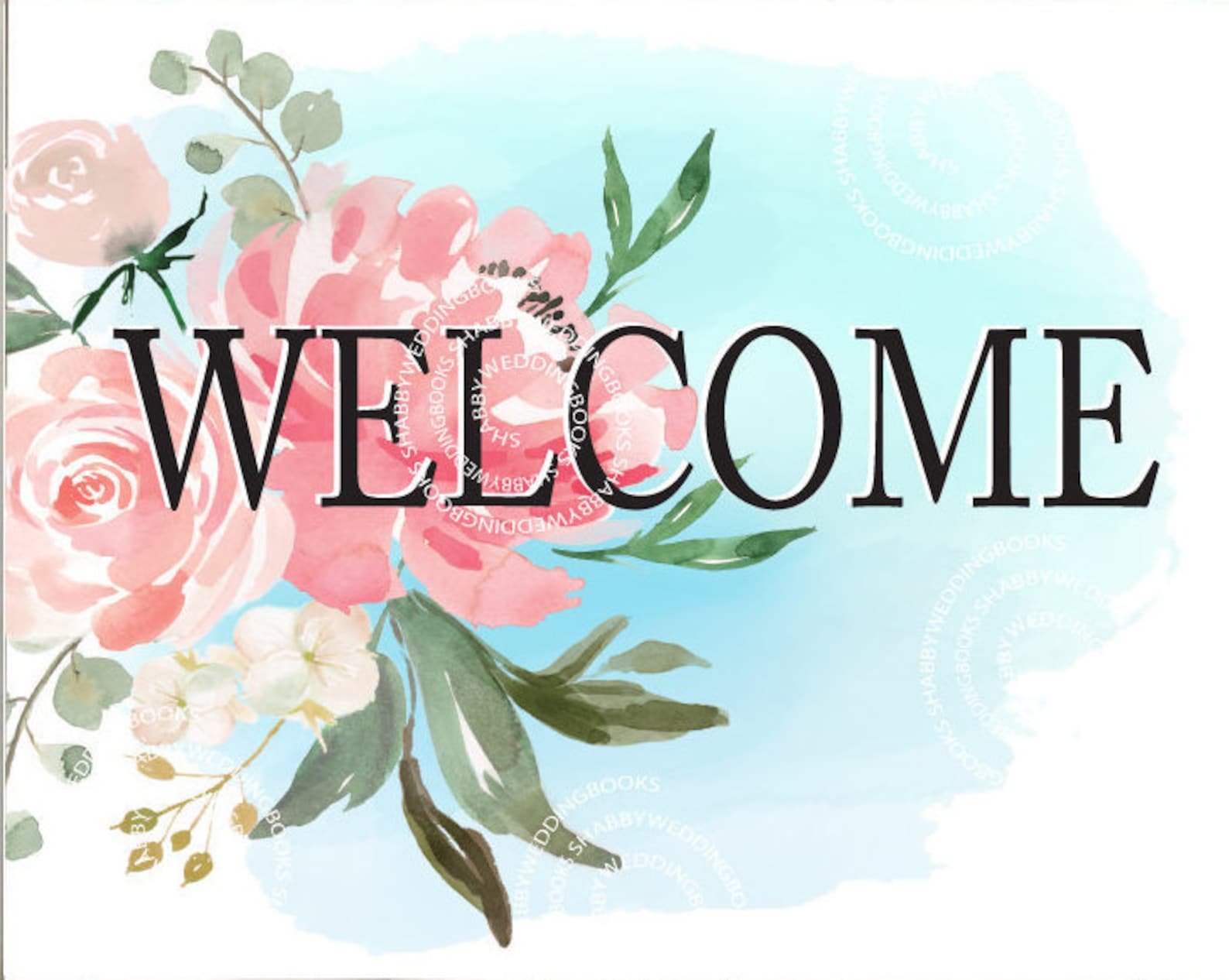 Welcome Inspirational Watercolor Art Instant Digital Download - Etsy