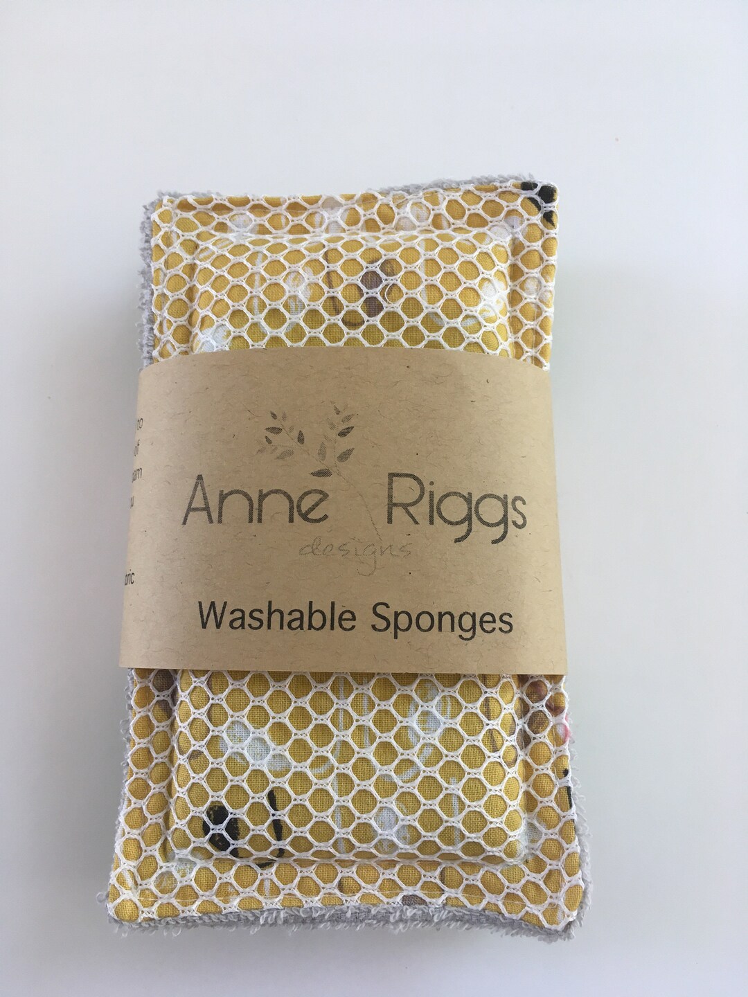 Washable Sponges: Set of Two, Scrubby Sponge, Reusable Sponge, Kitchen ...
