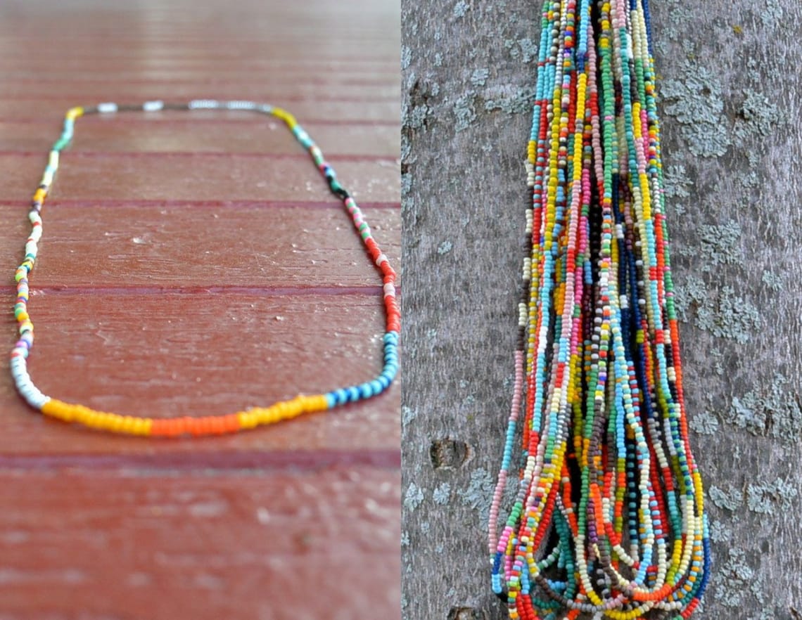Single Strand Tiny Seed Bead 32 Long Single Strand - Etsy