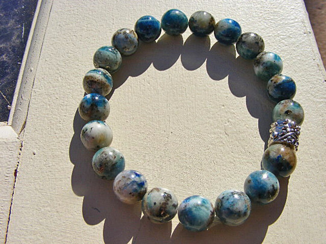 Hackmanite UV Reactive Fluorescent Gemstone Blue Hackmanite, 10mm Round ...