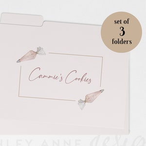 Logo Folders, Custom Folders, Small Business Gift, Gift for ...