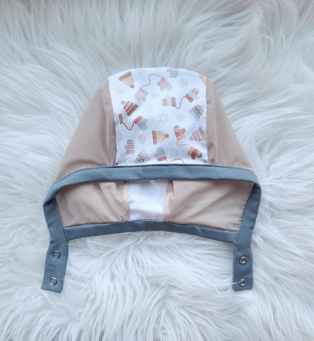 Hearing Aid Hat, Holiday Bonnet, Hat for Babies With Hearing Aids ...