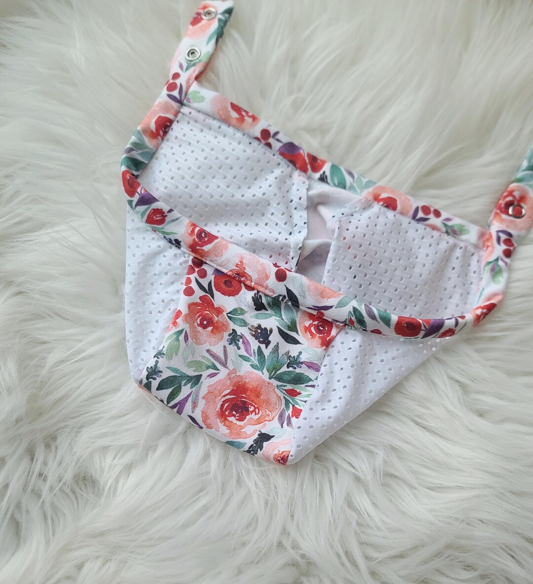 Floral Hat for Babies With Hearing Aids or Cochlear Implants, Floral ...