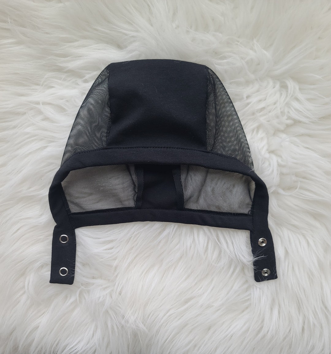 Baby Pilot Cap,solid Black Mesh Sides Hat Pilot Hat,lilnells Hat for ...