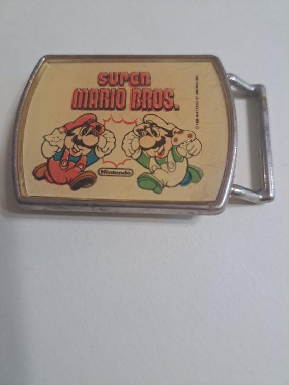 Vintage Official Nintendo Super Mario Bros. belt buck… - Gem