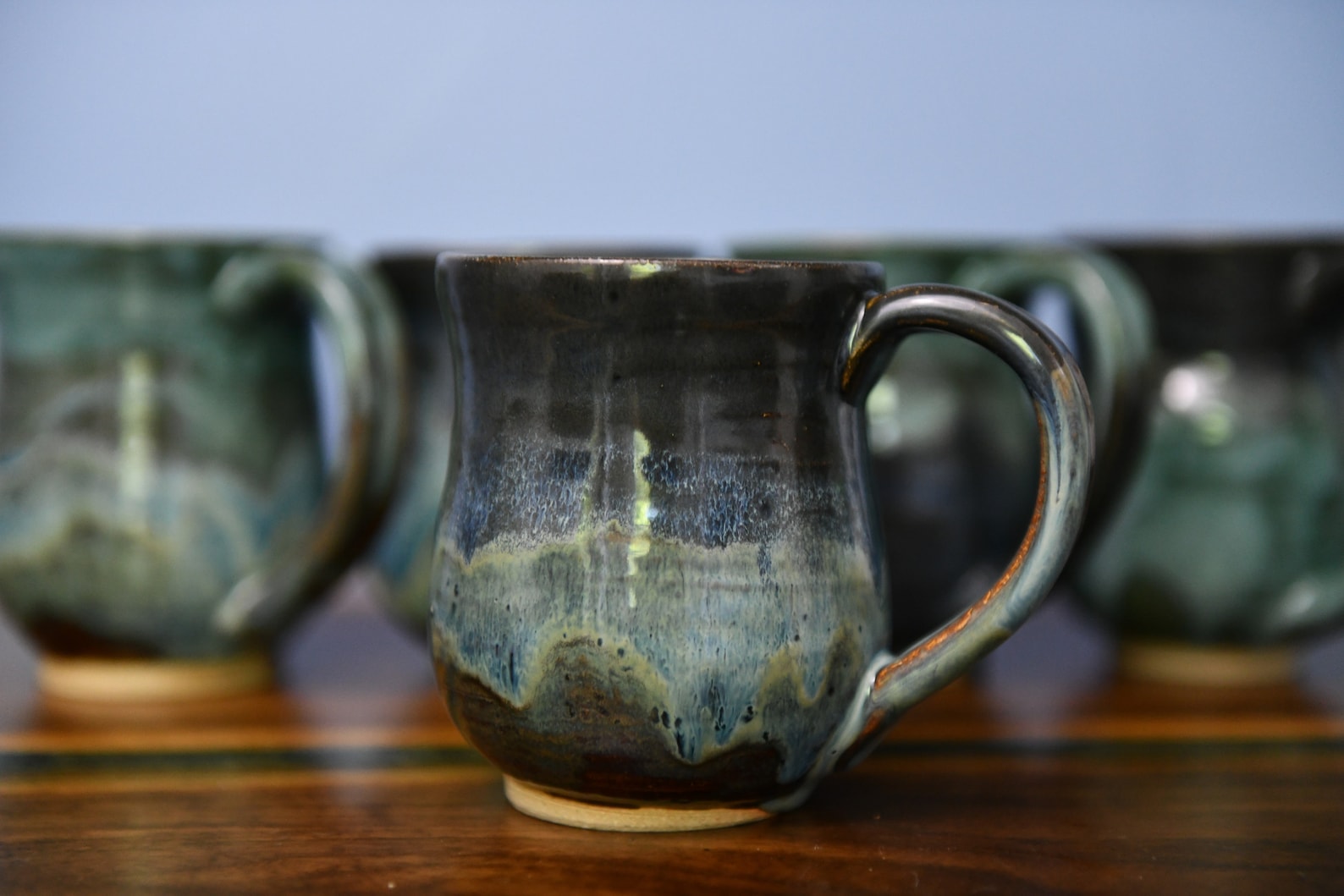 Handmade Matching Mug Set - Hourglass Shaped Pottery - Etsy