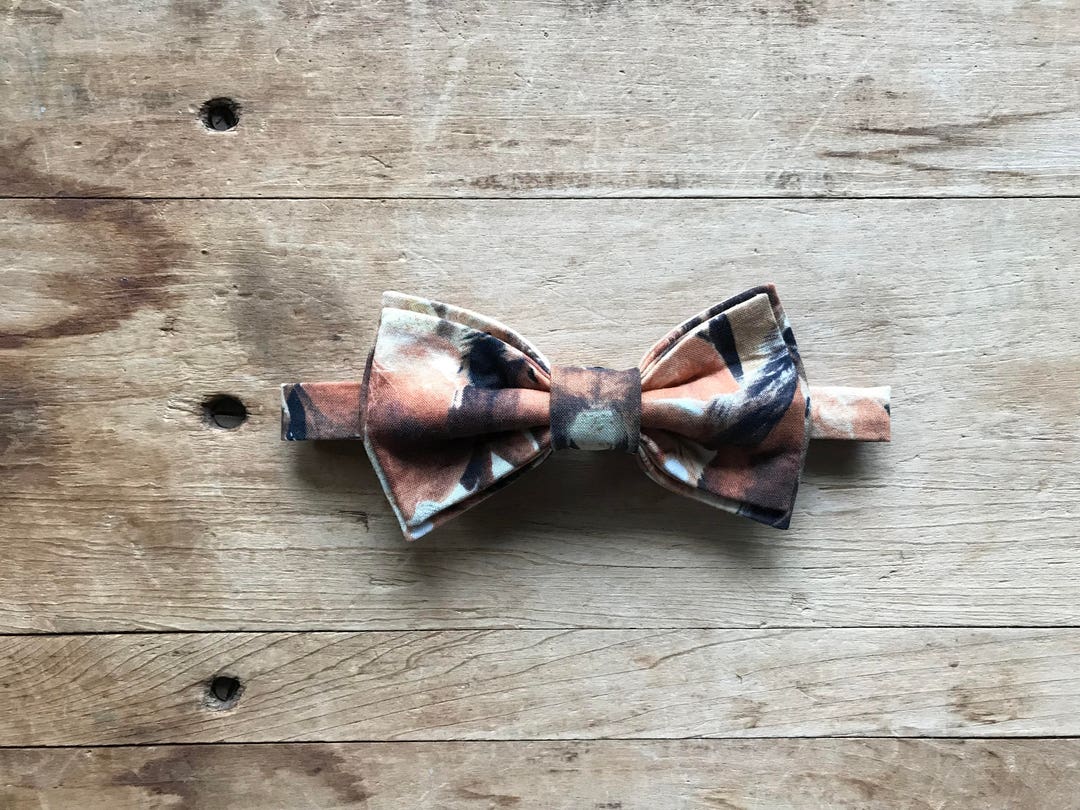Simply Me Gentlemen Mens Bow Tie Bow Tie Horses Brown and Neutral ...