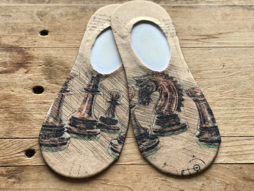 Chess Pieces No-show Socks | Chess | No-show Socks | Gift for Her ...