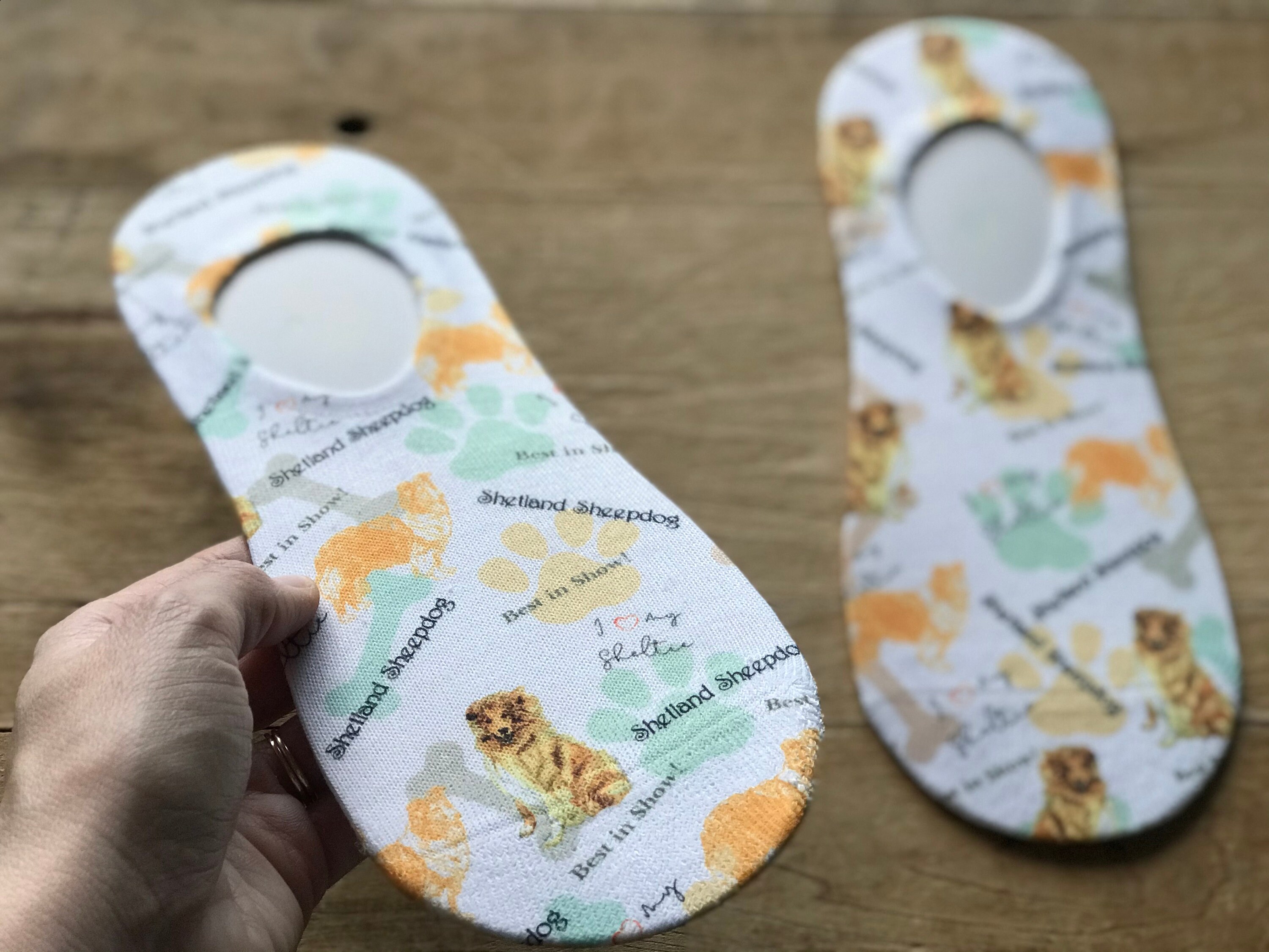 Sheltie No-Show Socks Sheltie Mom Dog Mom Shetland | Etsy