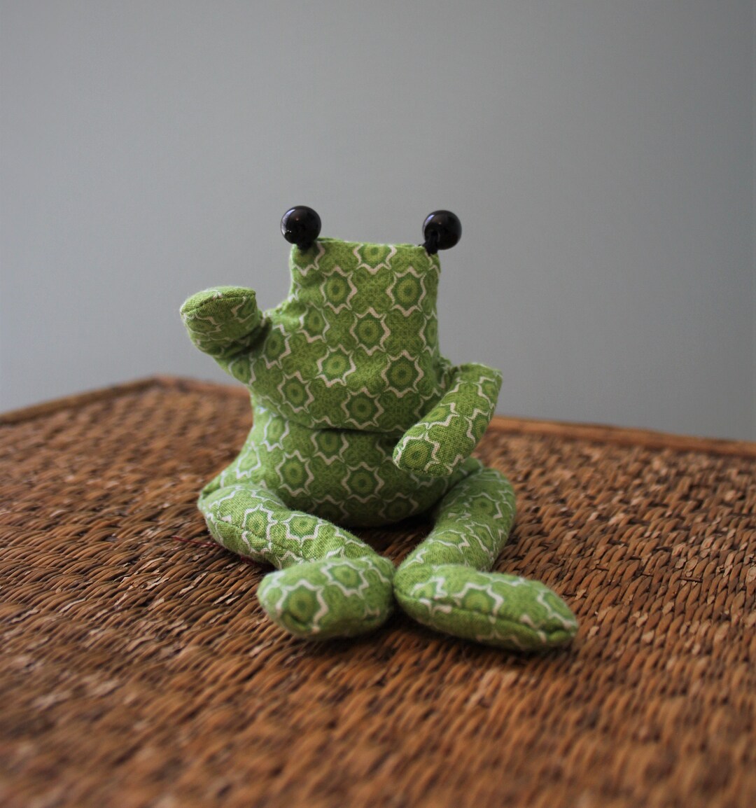 Burt the Therapy Frog: Filled W Rice & Organic Lavender Buds, Hot/cold ...