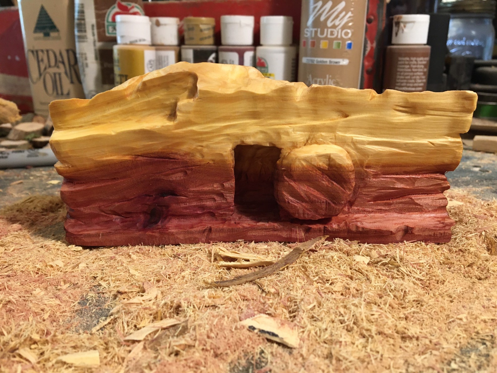 Empty Tomb of Jesus Wood Carving - Etsy