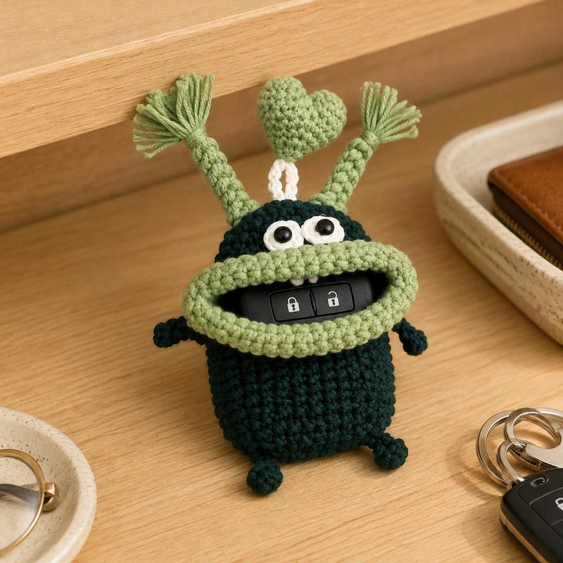 Crochet Key. Case - Etsy