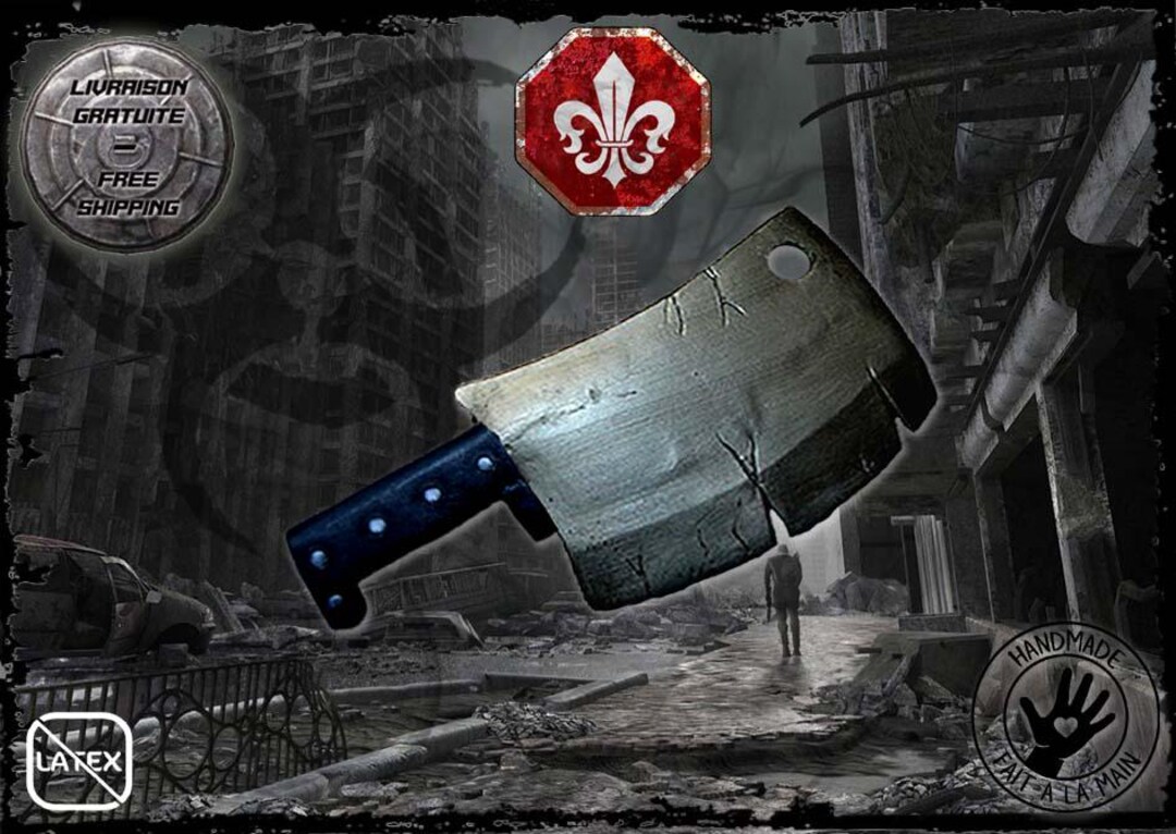 Chop-chop Foam LARP Cleaver for Live Action Role Playing or Cosplay ...