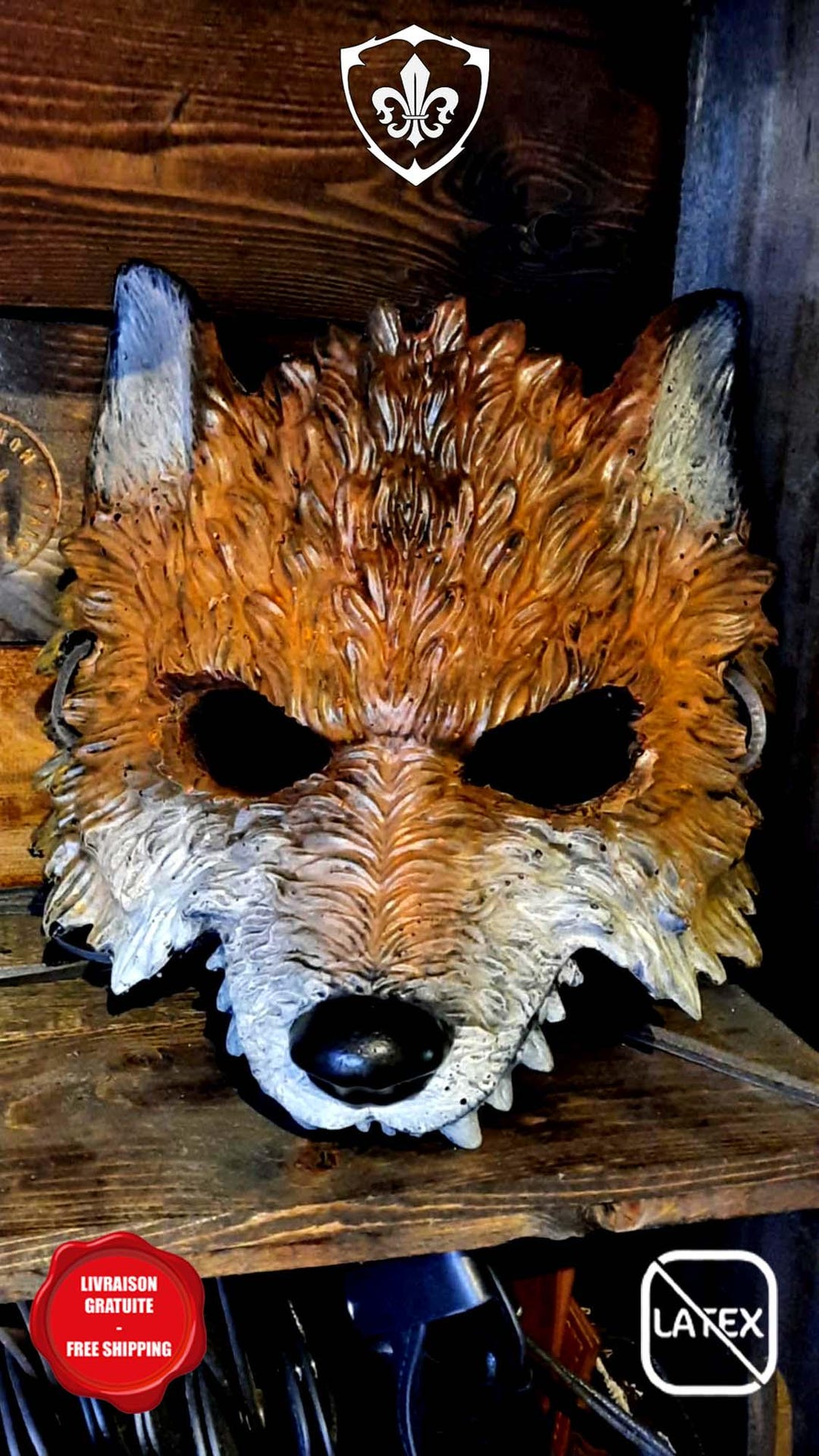 Handmade Fox Fursuit Mask: LARP, Cosplay, Halloween - Etsy