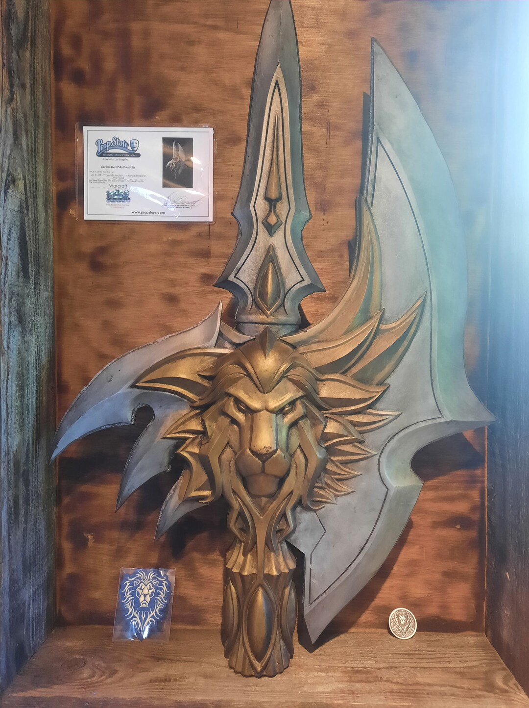 OFFICIAL World of Warcraft Alliance Halberd Axe Head PROP. - Etsy
