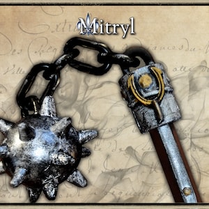 Spiked Flail Foam LARP Flail for Live Action Role Playing or Cosplay ...