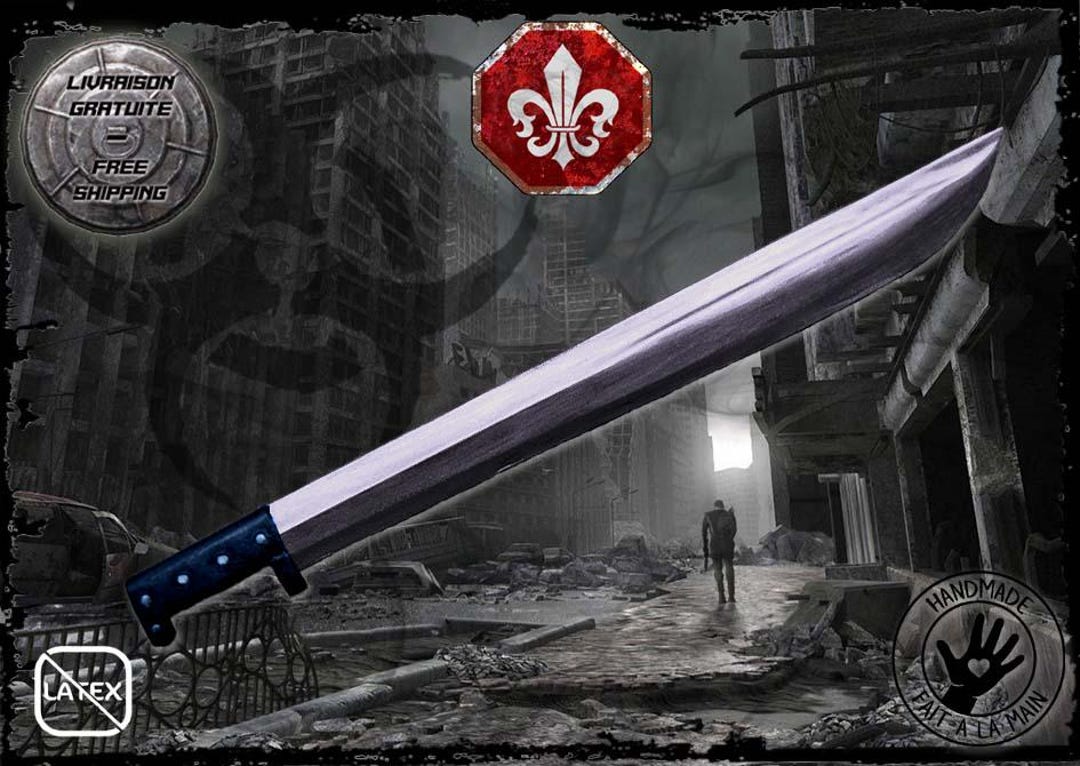 Machete Foam LARP Sword for Live Action Role Playing or Cosplay. *TAX ...
