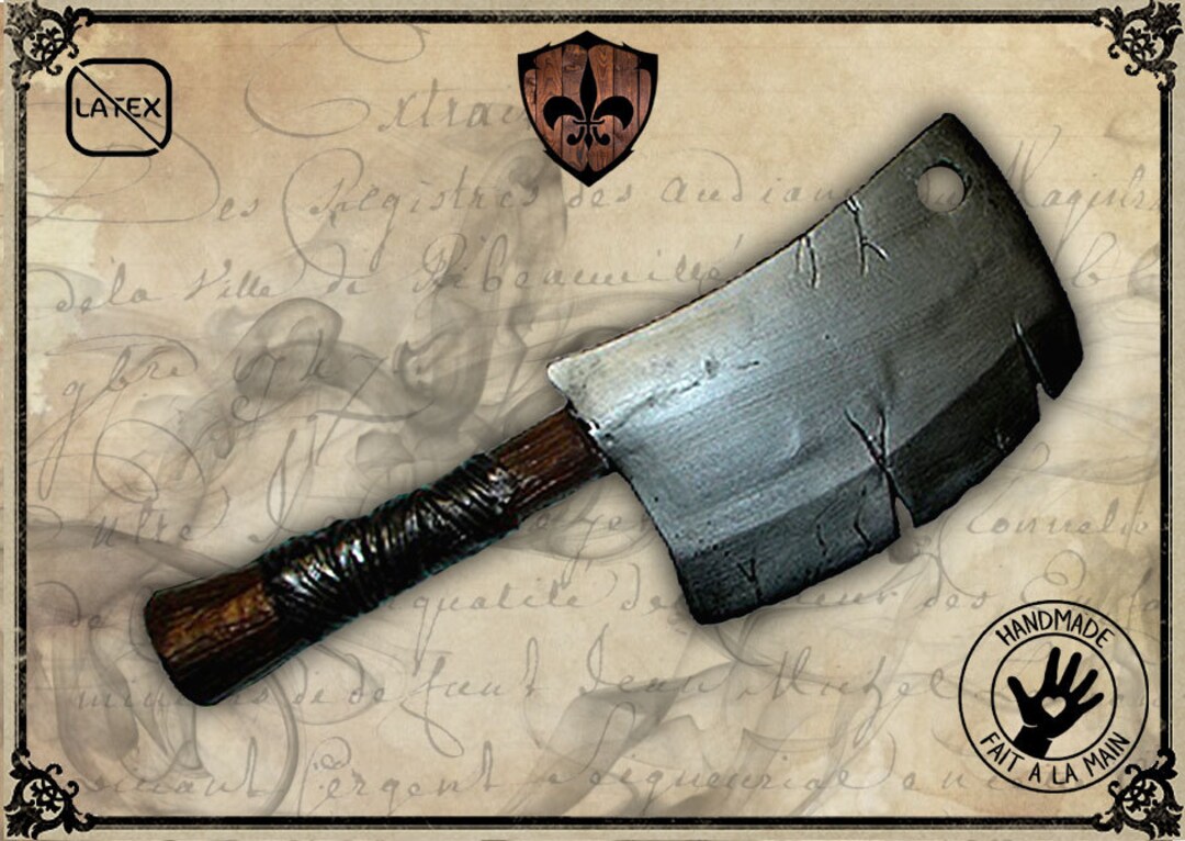 Butch Foam LARP Cleaver for Live Action Role Playing or Cosplay. *TAX ...
