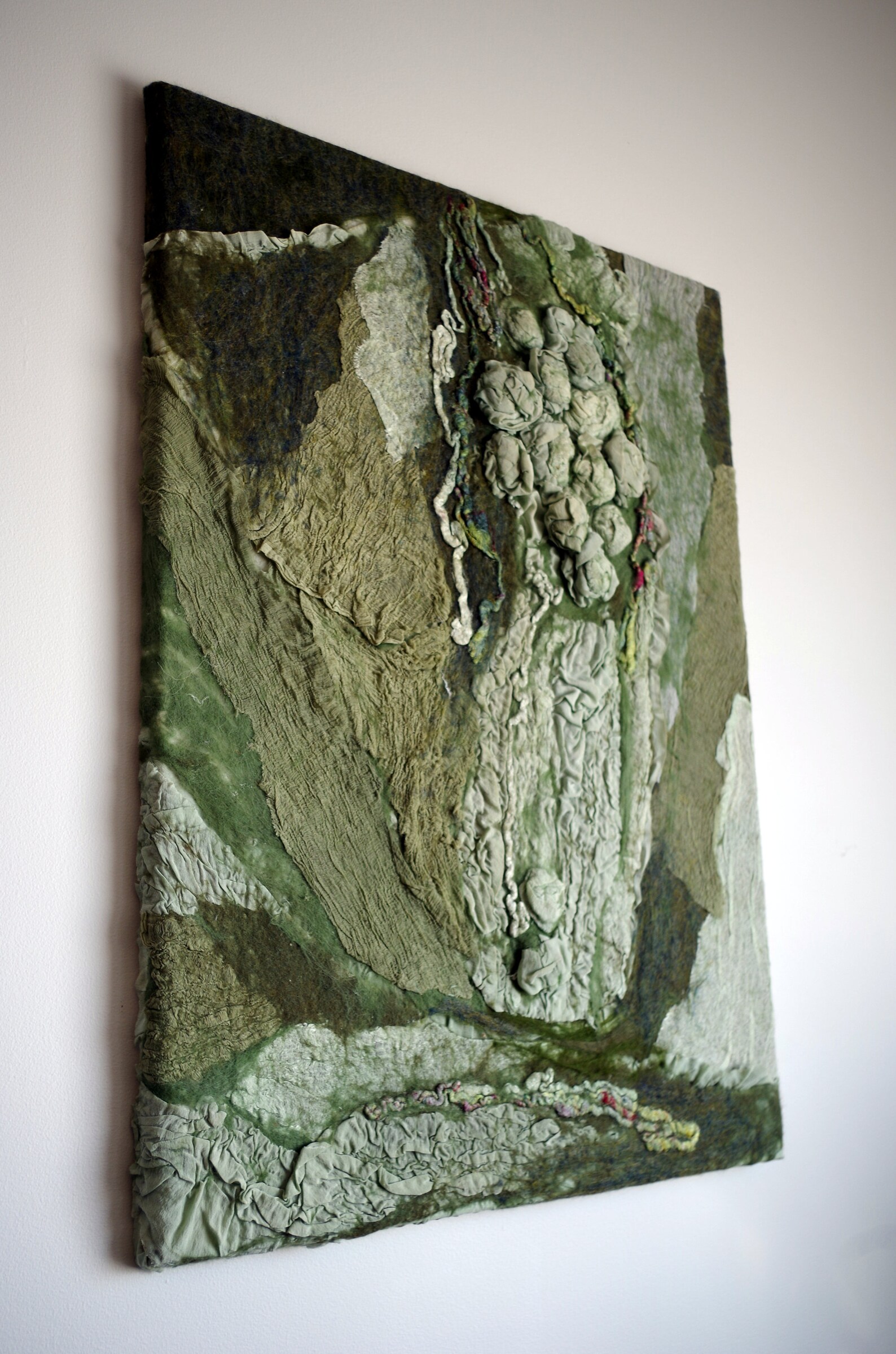 Textile Artwork Textile Felt Artwork Textile Silk Artwork Abstract a ...