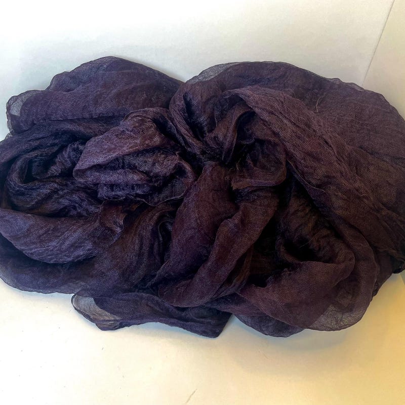 Black Silk Fabric - Etsy